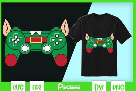Christmas Game Controller Elf Svg Graphic By Pecgine · Creative Fabrica