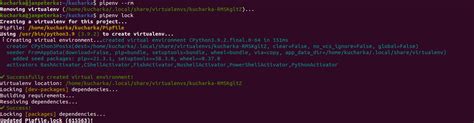all my [packages] are ignored only my [dev packages] are locked
