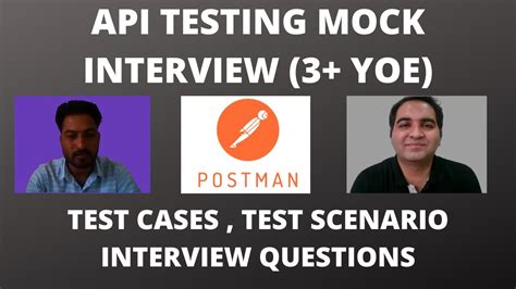 Api Testing Interview Questions And Answers 3 Yoe Youtube