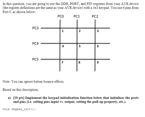 In This Question You Are Going To Use The DDR PORT Chegg Com