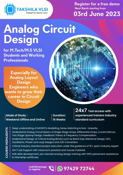 takshila institute of vlsi technologies on linkedin takshila vlsi s analog circuit design