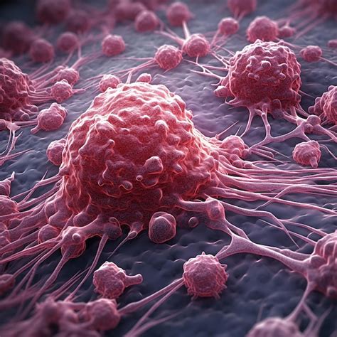 Microscopio De Células Humanas Foto Premium