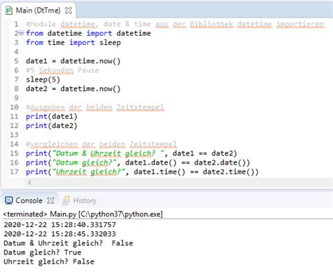 Python 26 Modul Datetime Technik Blog