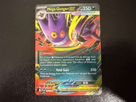 Mega Gengar Ex 056094 Phantasmal Flames Nmmint Neu Gemäss