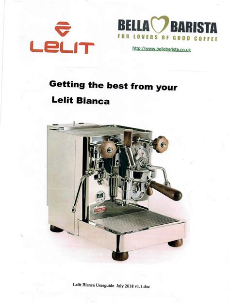 Lelit Bianca Pdf