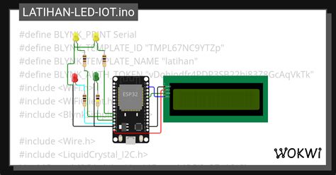 Latihan Led O Copy 2 Wokwi Esp32 Stm32 Arduino Simulator