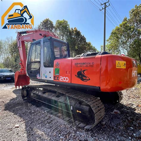 Second Hand Used Hitachi Ex200 Excavator Yanbang Construction Machinery