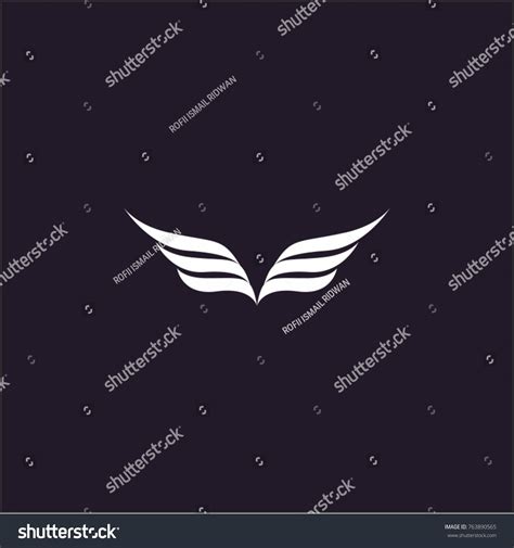 Wings Logo Vectorillustration Stock Vector Royalty Free 763890565