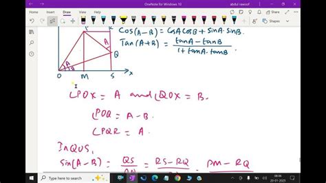 Ahamed Ameen On Linkedin Important Proofs In Mathematics Trigonometry Subtraction Formula