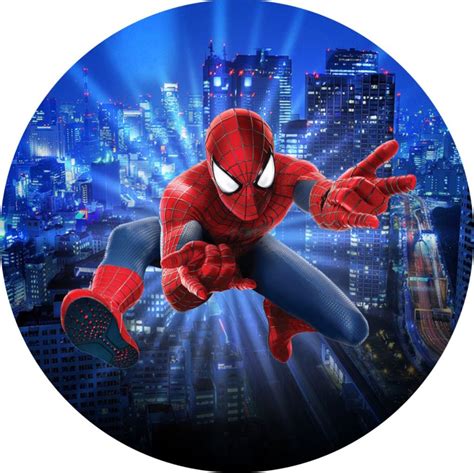 Hombre Araña Personalized School Supplies Labels Spiderman Topper