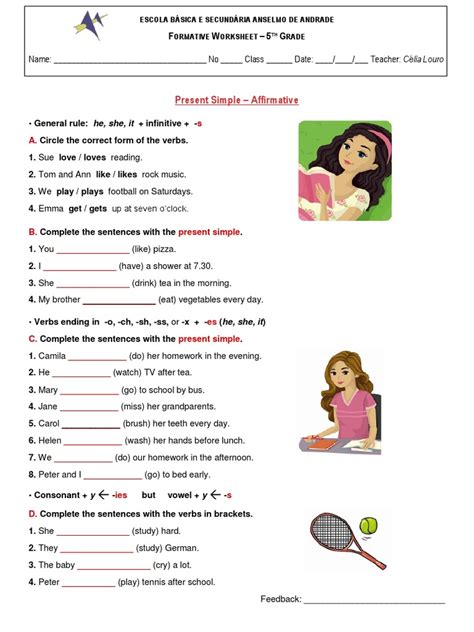 Present Simple Affirmative Pdf