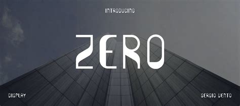 Zero Font Download Free Fontdownload