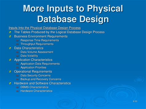 Ppt Maximizing Database Performance Through Physical Design