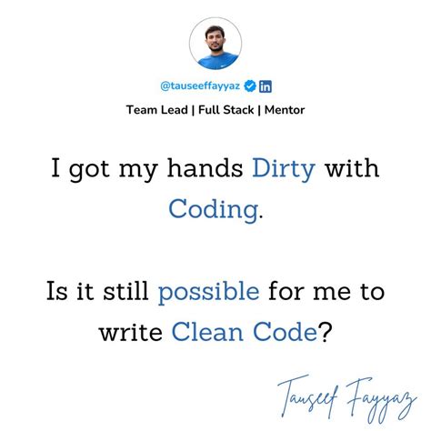 Cleancode Codingtips Programming Doftwaredevelopment Refactoring