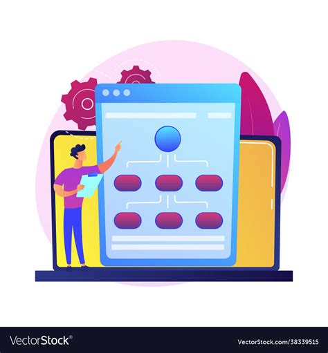 Web Hosting Service Concept Metaphor Royalty Free Vector