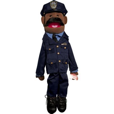Sunny Toys Gs4308b 28 In Ethnic Dad Policeman Full Body Puppet 1