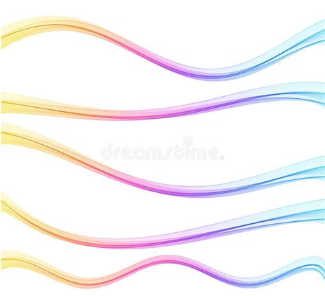 Abstract Shiny Color Spectrum Wave Design Element Stock Vector Illustration Of Element Shiny