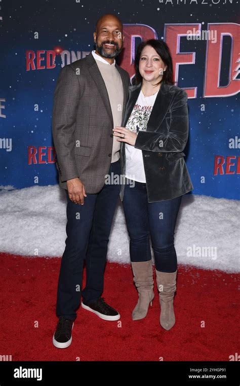 New York Usa 11th Nov 2024 L R Keegan Michael Key And Elle Key
