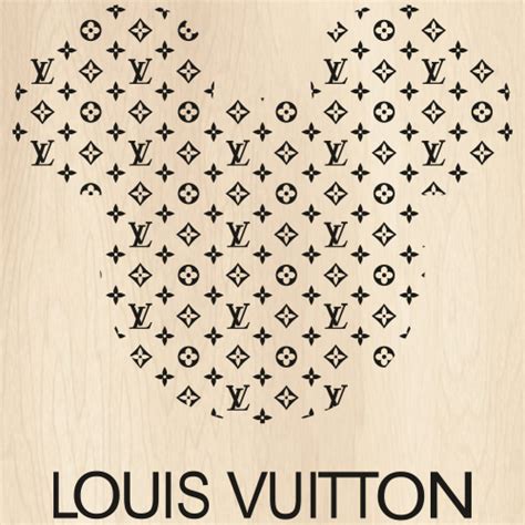 Louis Vuitton Mickey Head Pattern Svg Download Lv Mickey Mouse Head Pattern Vector File Louis