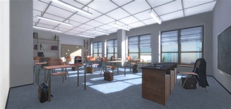 Classroom Blender Models For Download Turbosquid