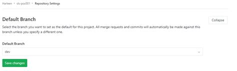 Change Default Branch In Gitlab Stack Overflow