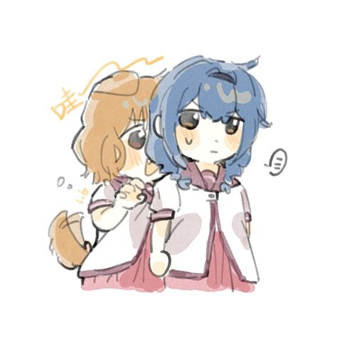 Oomuro Sakurako And Furutani Himawari Yuru Yuri Drawn By Woodonly Danbooru
