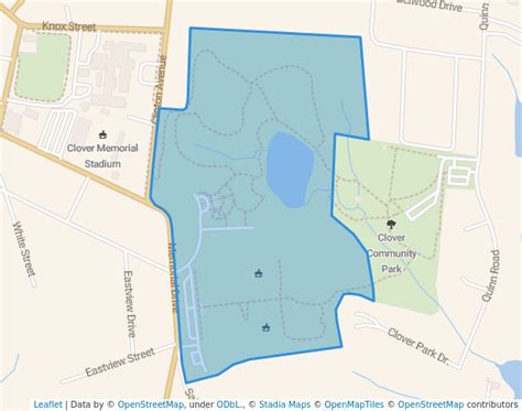New Centre Park In Clover Map And Routes