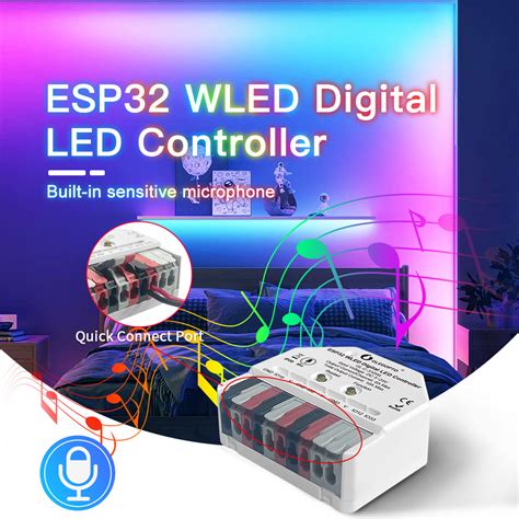 Gledopto Esp32 Mini Wled Controller Diy Music Dynamic Rgb Lighting For