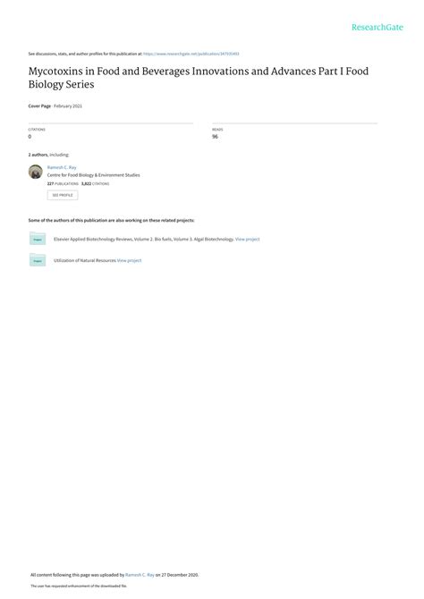 Pdf Biosensor And Aptamer New In Mycotoxins Detection