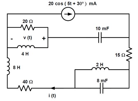 Solved Referring To The Time Domain Circuit In Figure I Chegg