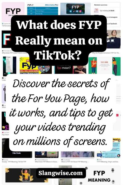 Fyp Meaning Explained Why Tiktoks For You Page Knows Exactly What You