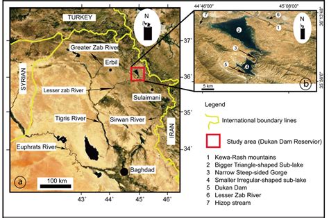 Dukan Dam Reservoir Bed Sediment Kurdistan Region Iraq