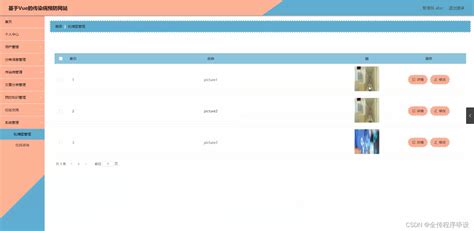 基于vue的传染病预防网站 源码 开题 csdn博客