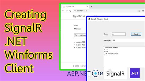 Creating Signalr Net Winforms Client Youtube