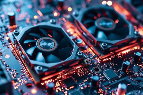 Premium Photo Modern Computer Gpu Graphic Card