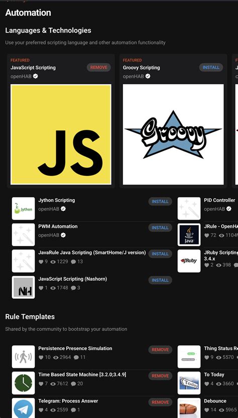 Section Rule Templates Missing In Automation Scripts And Rules