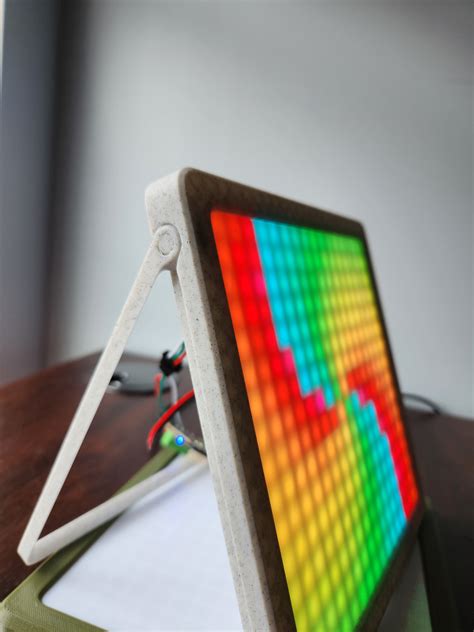 Print In Place Led Matrix Frame By Eglo Designs Download Free Stl Model