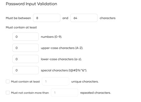 Password Validation Wso2 Identity Server