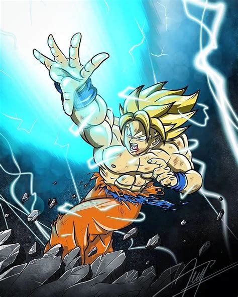 Goku Ssj 1 Anime Dragon Ball Goku Anime Dragon Ball Anime Dragon Ball Super