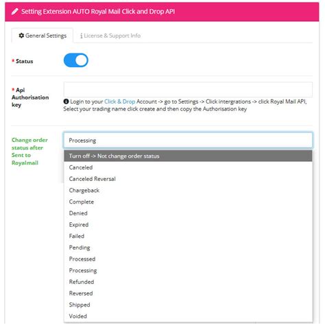 Royal Mail Click And Drop Api Integration For Opencart