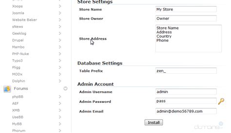 How To Install Zen Cart From Softaculous Za Knowledge Base