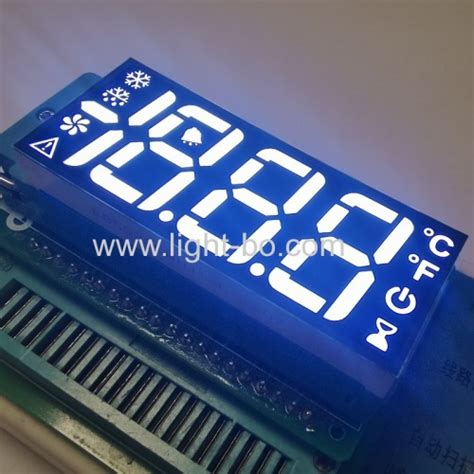 Ultra White Digit LED Display Segment Common Cathode For Refrigerator Controller