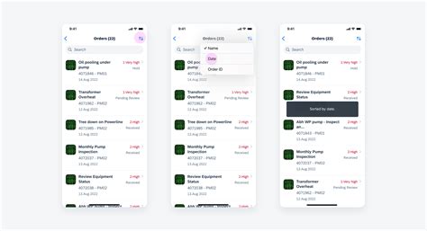 Quick Sort SAP Fiori For IOS Design Guidelines