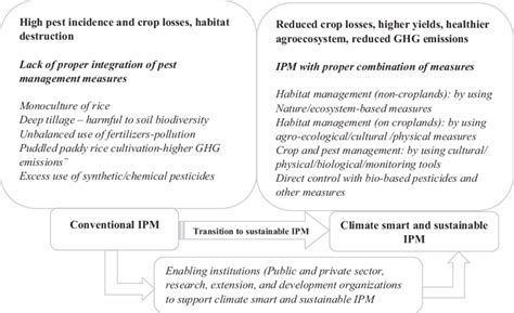 1 A Conceptual Framework Showing A Transition From Conventional Pest Download Scientific