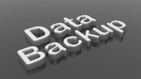 premium photo 3d rendering of with data backup text on abstract