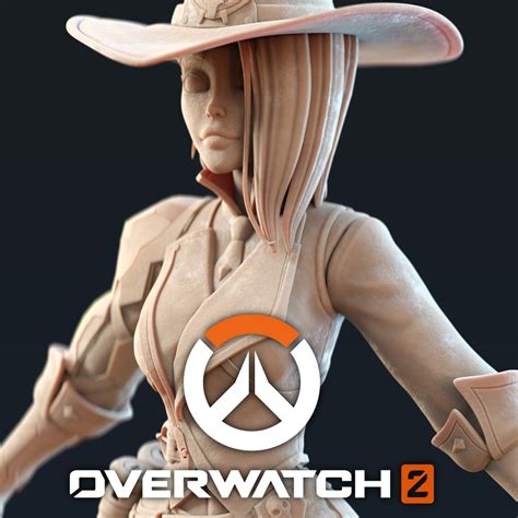 Artstation Overwatch Ashe Fanart Character Sculpt