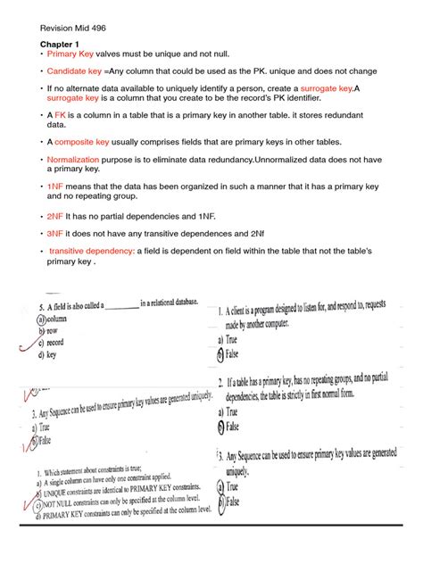 Revision Mid 496 Pdf Boolean Data Type Control Flow