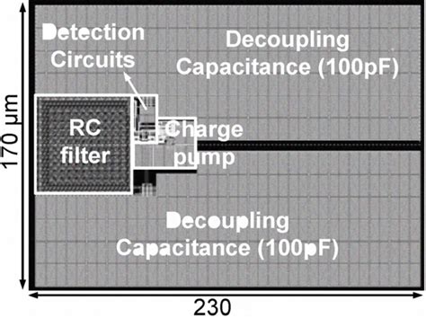 Layout View Of The Noise Suppression Circuit