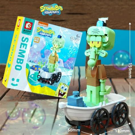 Spongebob Squidward Tentacles Toy Building Kit Compatible With Lego