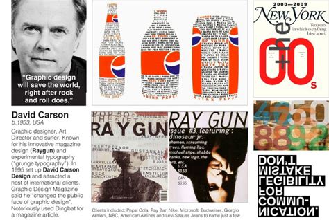 David Carson Famous Designs